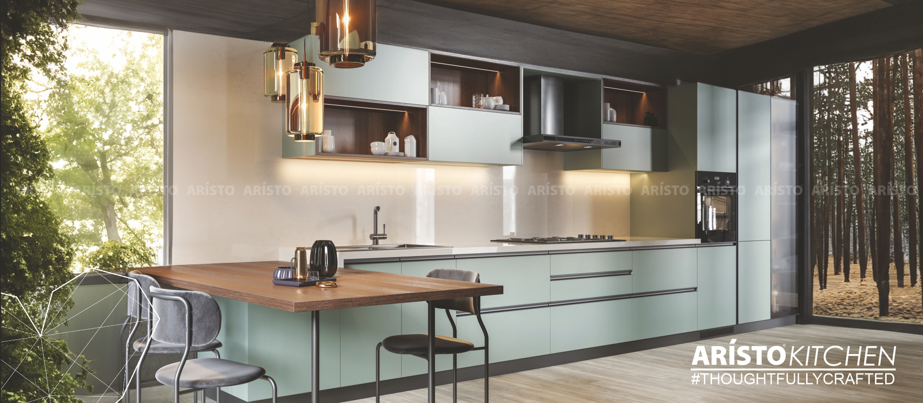 Best Brand for Luxury Wardrobe & Kitchen Interiors | Aristo